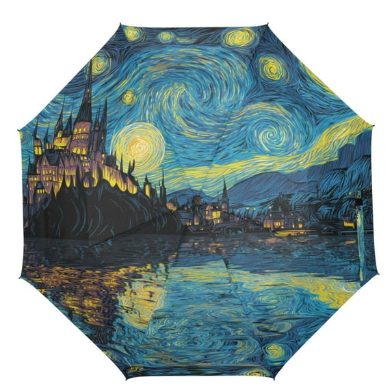 21" Inch Auto Open Close Folding Umbrella Windproof Waterproof Full ...