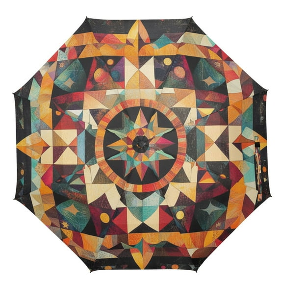 21" Inch Auto Open Close Folding Umbrella Windproof Waterproof Full ...