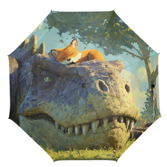 21" Inch Auto Open Close Folding Umbrella Windproof Waterproof Full ...