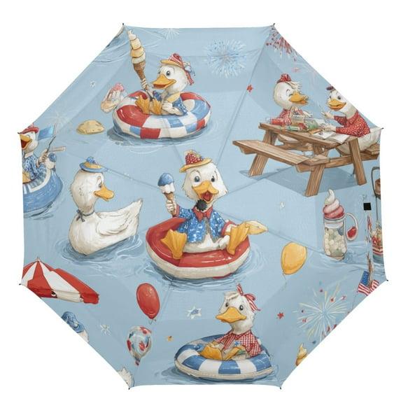 21" Inch Auto Open Close Folding Umbrella Windproof Waterproof Full ...