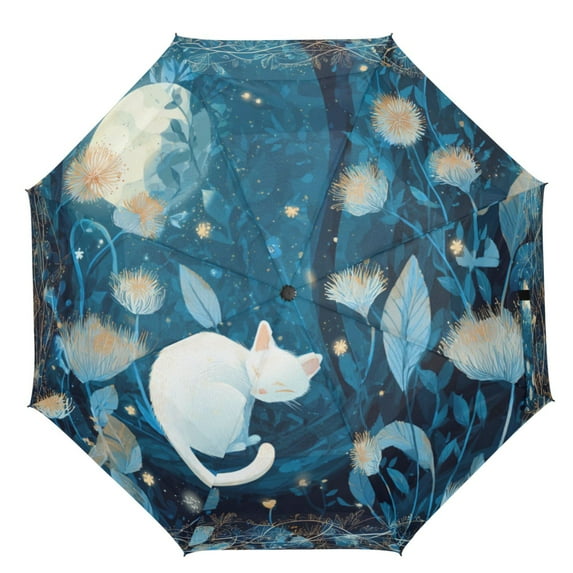 21" Inch Auto Open Close Folding Umbrella Windproof Waterproof Full ...