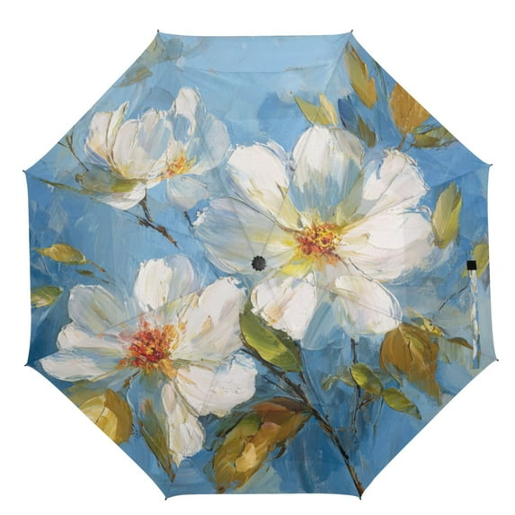 21" Inch Auto Open Close Folding Umbrella Windproof Waterproof Full ...