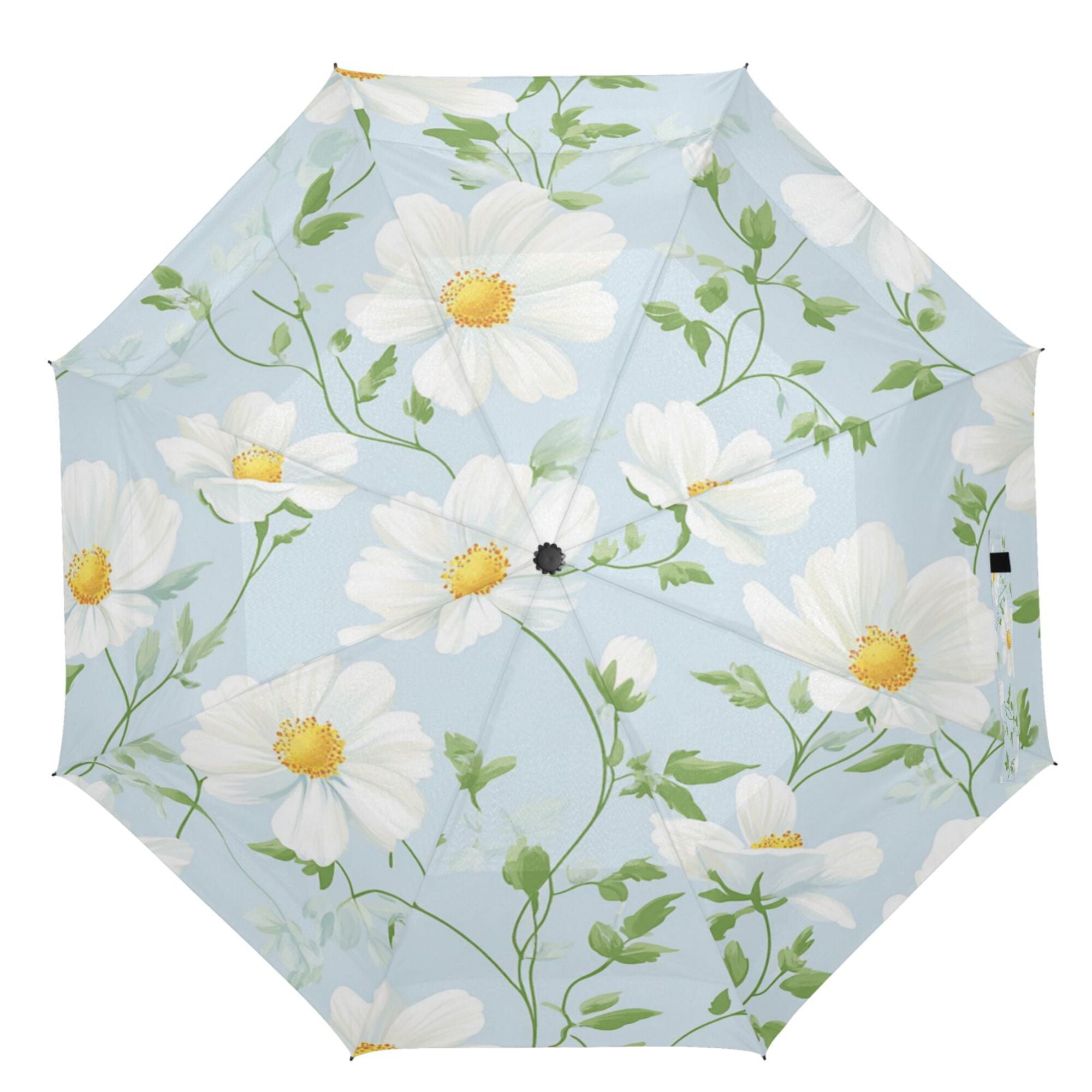 21" Inch Auto Open Close Folding Umbrella Windproof Waterproof Full ...