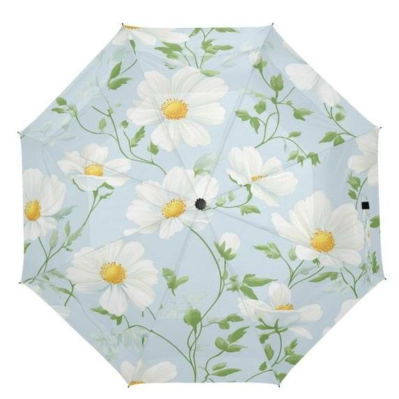 21" Inch Auto Open Close Folding Umbrella Windproof Waterproof Full ...