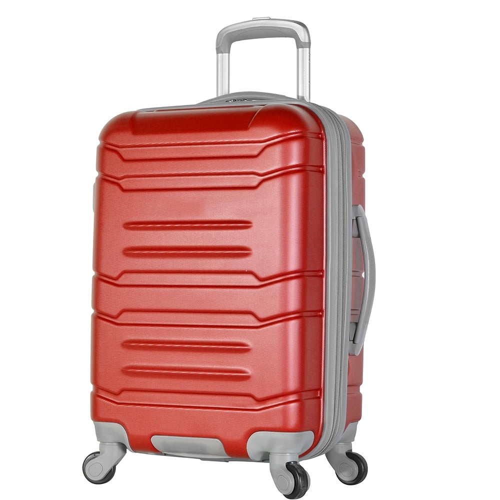 21 Inch Expandable Carry On 4 Wheel Spinner Luggage Suitcase with ...