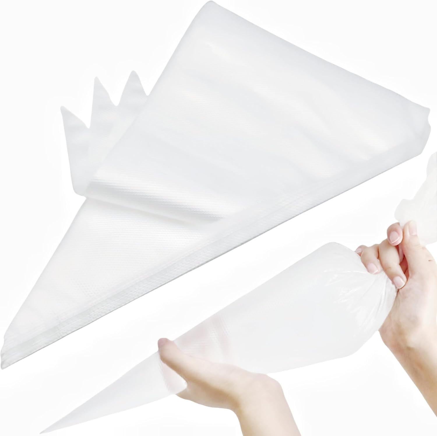 21 Inch Extra Large Piping Bags,100 Pack Disposable Pastry Bags,Thick ...