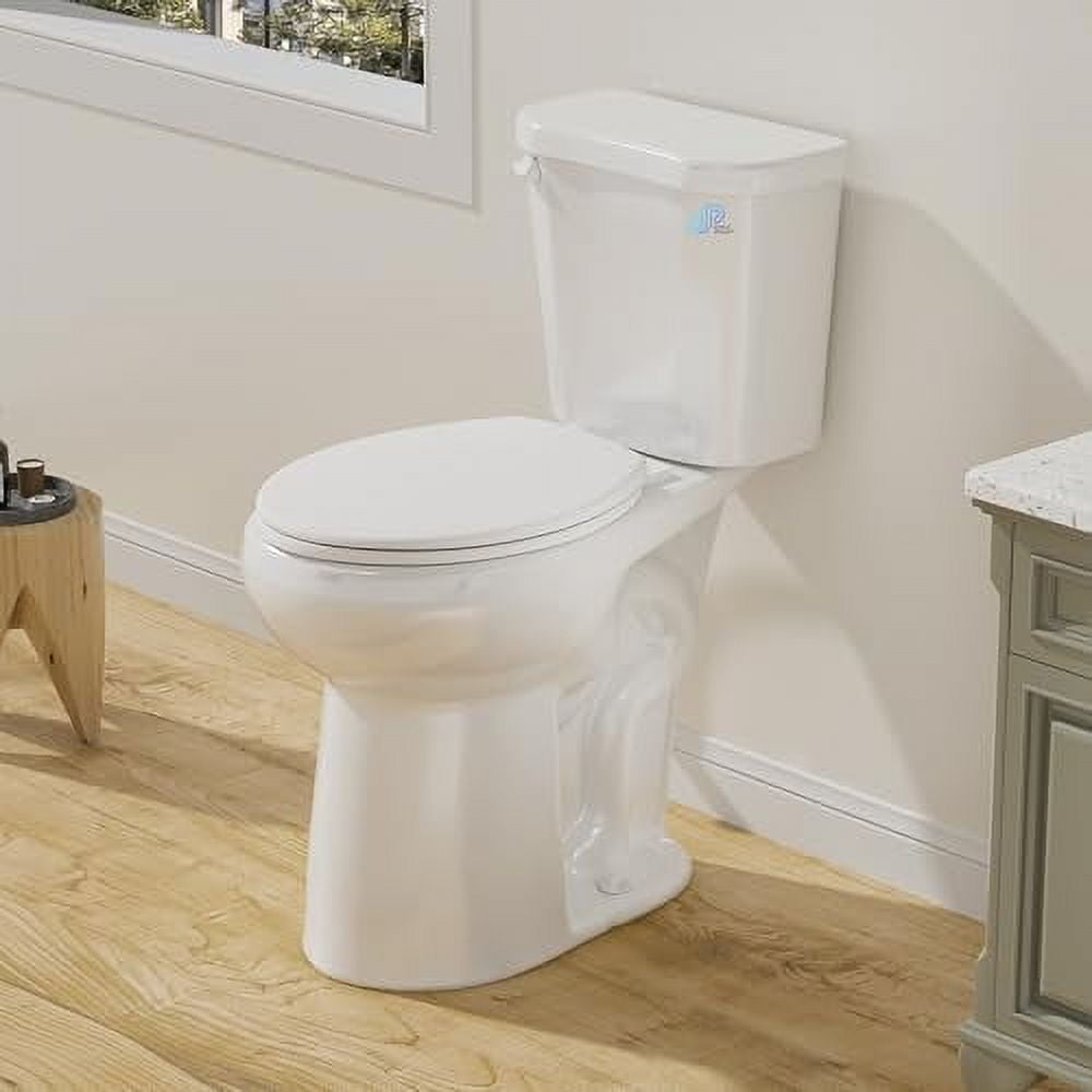 21 Inch High Toilet Round With Comfort Chair Seat, 1.28 Gpf Powerful ...