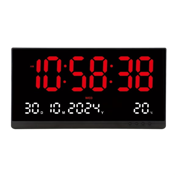 21-Inch LED Easy Digital Clock, Wall Clock for Living Room, Large High ...