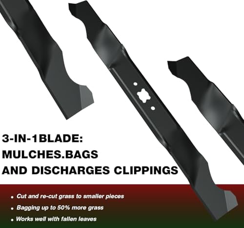 21 Inch Mulching Blades For Cut Mtd//Troy Bilt Replaces 742 04100 742 ...