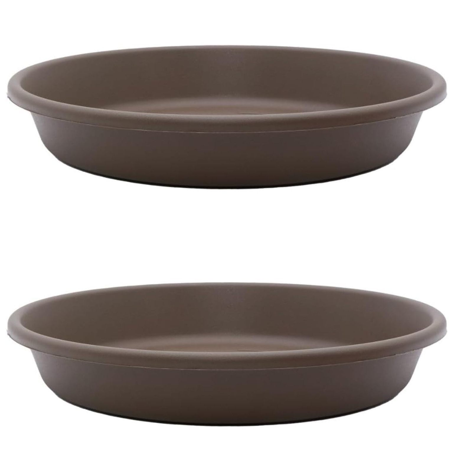 21 Inch Round Plastic Classic Plant Saucer - Indoor Outdoor Plant Trays ...