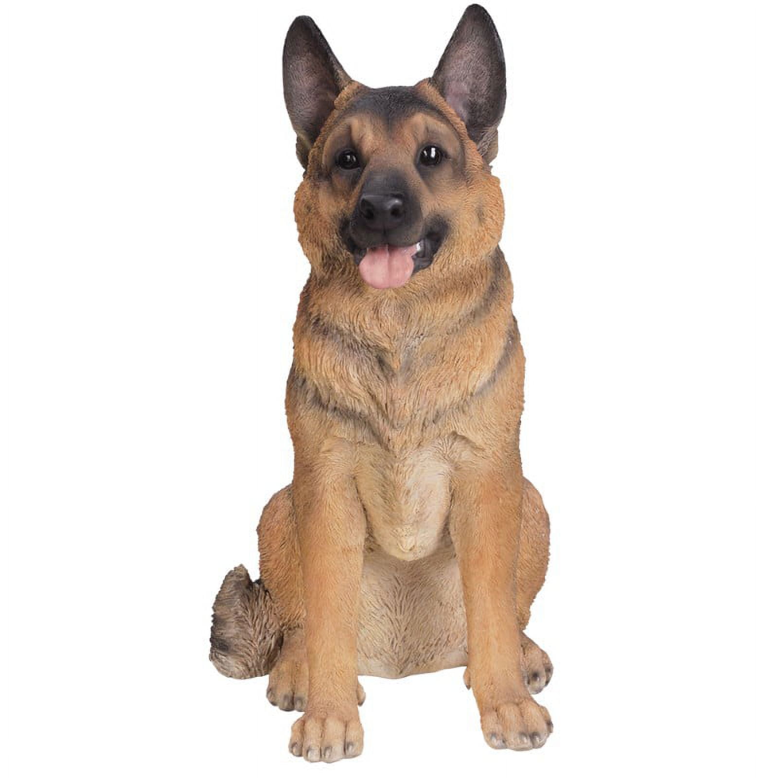 21 Inches Large Size Sitting German Shepherd Dog Statue Figurine ...