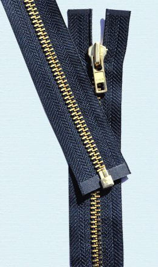 21" Jacket Zipper Heavy Weight ~ YKK #7 Antique Brass Separating ~ 560 ...
