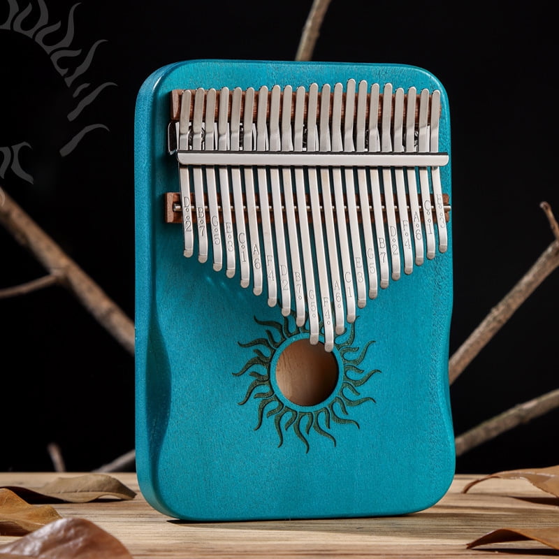 21 Key Kalimba Finger Piano Solid Maple Wood Kalimba Thumb Piano ...