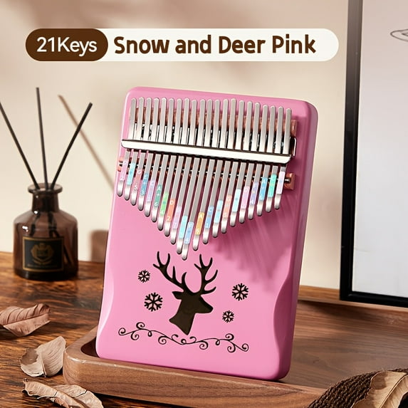 21-Key Thumb Piano Kalimba Beginner-Friendly Finger Piano for Girls ...