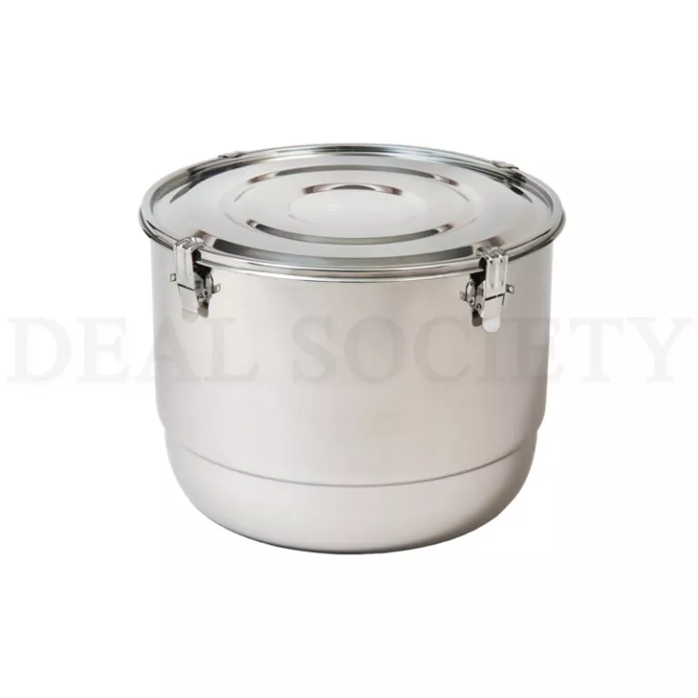 21 Liter Humidity Control Airtight Metal Container - Walmart.com