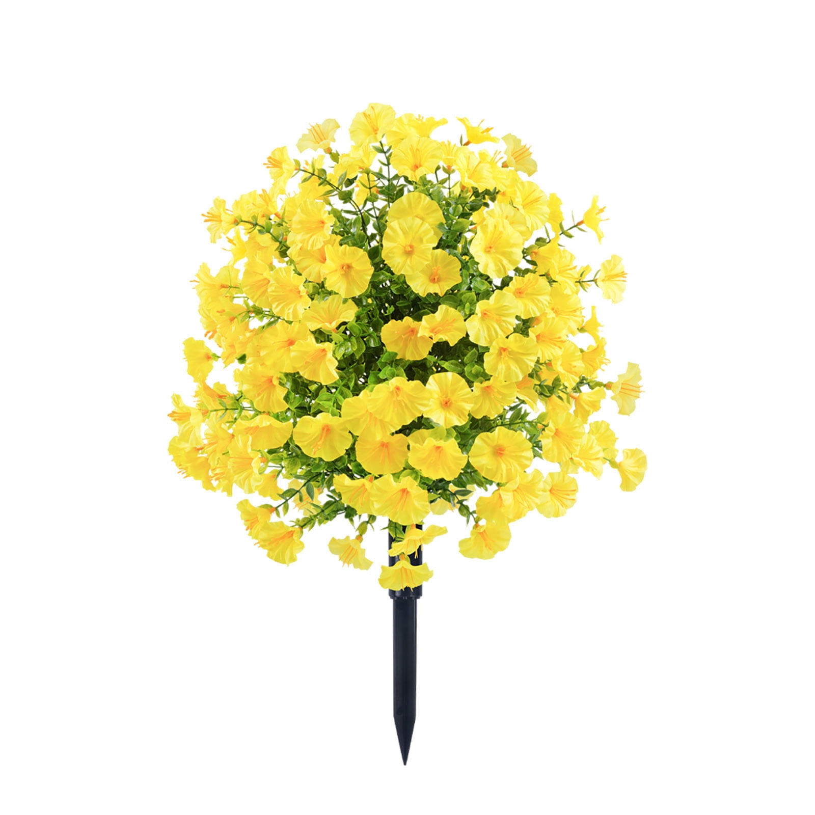 21" Morning Glory Flower For Outdoor Shrubs Realistic Bushes For Garden ...