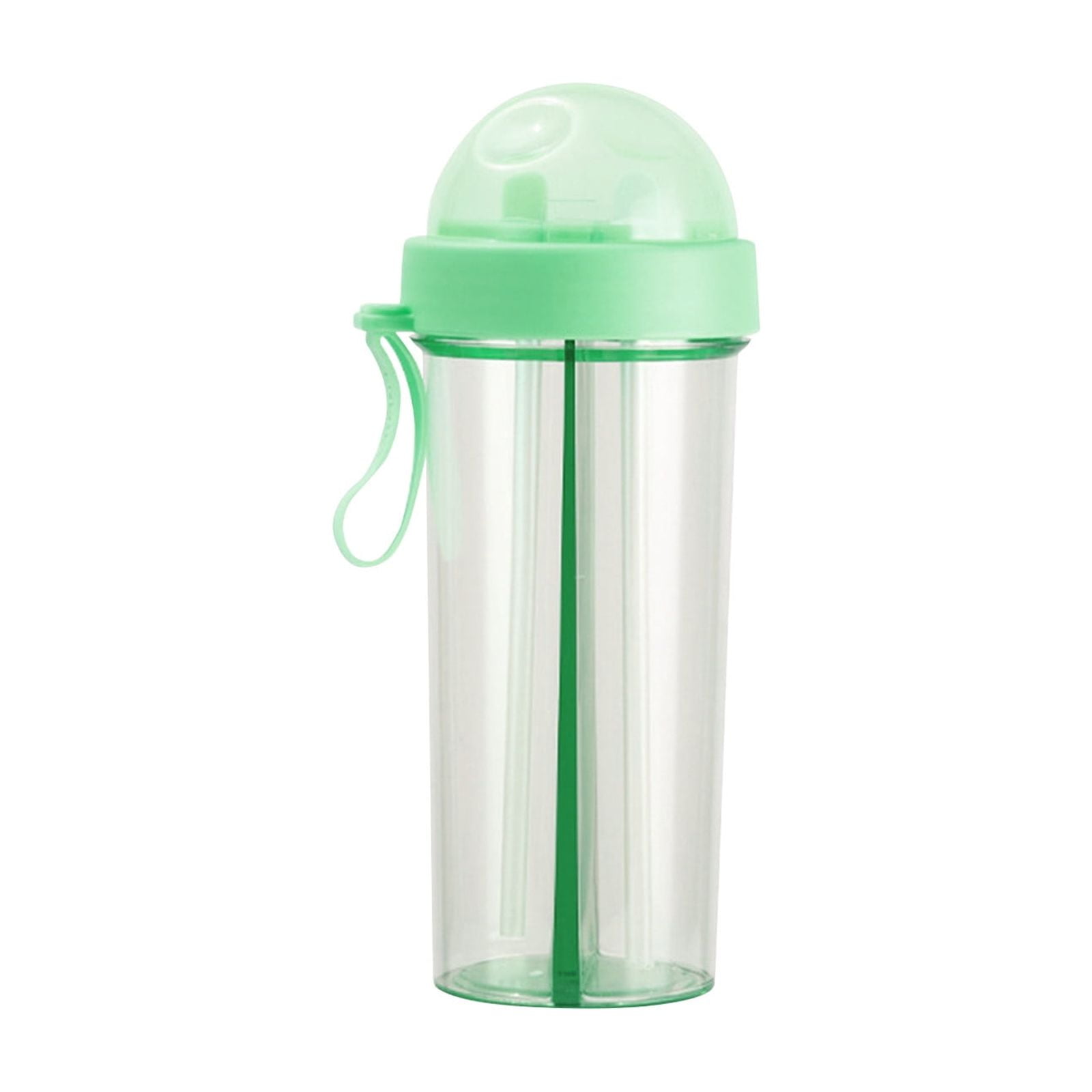 21 Oz Creative Dual-Flavor Water Bottle Cup, Two Compartment Drinking ...