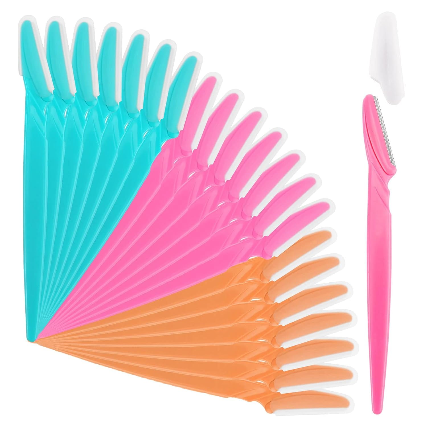 21 PCS Eyebrow Razor, ermaplane Razor, ermaplaning Tool, Face Razors ...