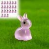 21 PCS Luminous Mini Resin Bunny Plastic Rabbits Glowing In The Dark ...