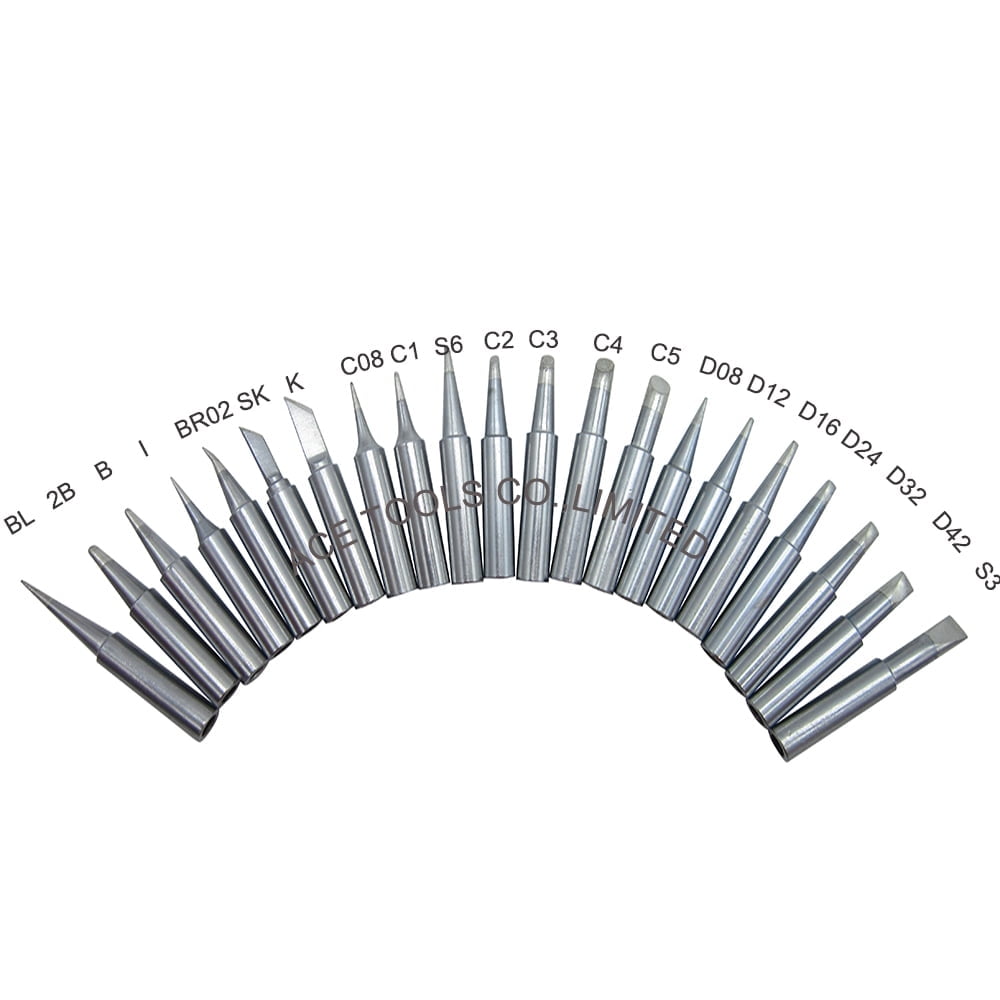 21 PCS Soldering Tips T18 Series Fit FX-888 FX-888 FX-8801 FX-600 ...