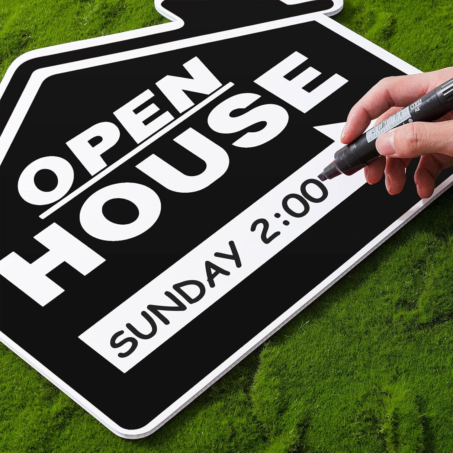 21 Pack Open House Signs for Real Estate Double Sided Estate Sale Signs ...