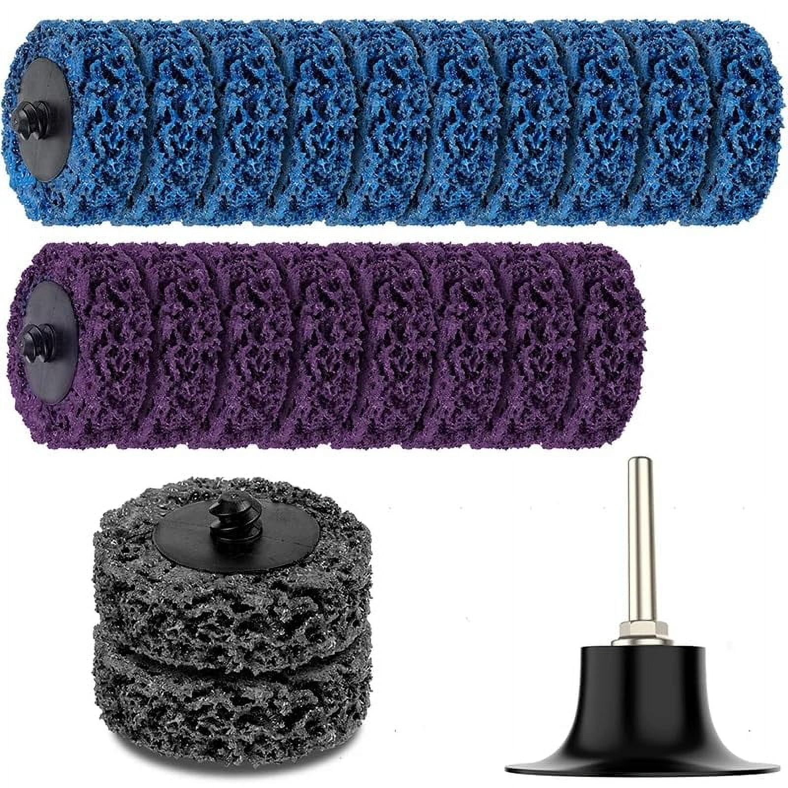 21 Pcs 2 Inch Quick Change Easy Strip Discs Set with 1/4" Disc Pad ...