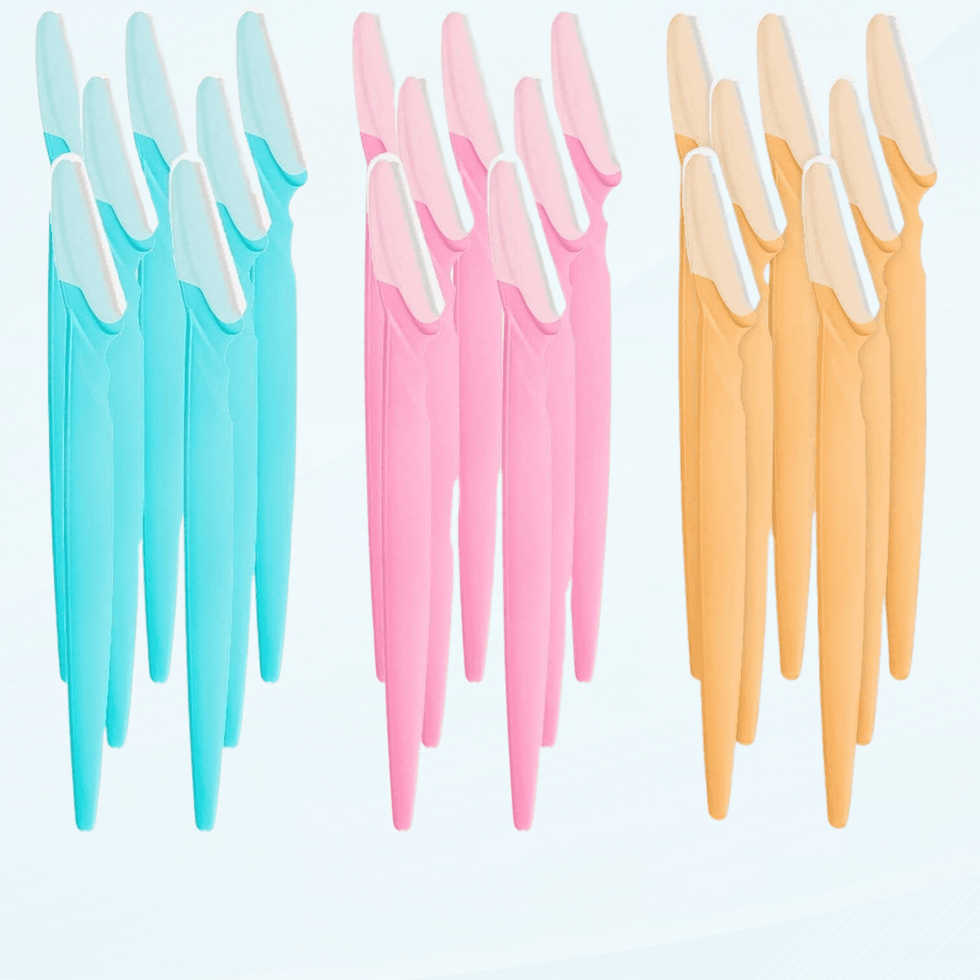 21 Pcs Eyebrow Razors Shaper, Face Razor Dermaplaning Blades for Face ...