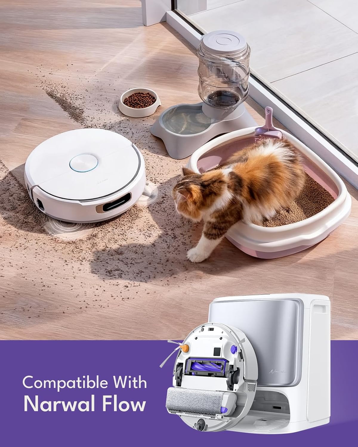 21 Pcs Replacement Parts for Narwal Flow Robot Vacuum Cleaner - Walmart.com