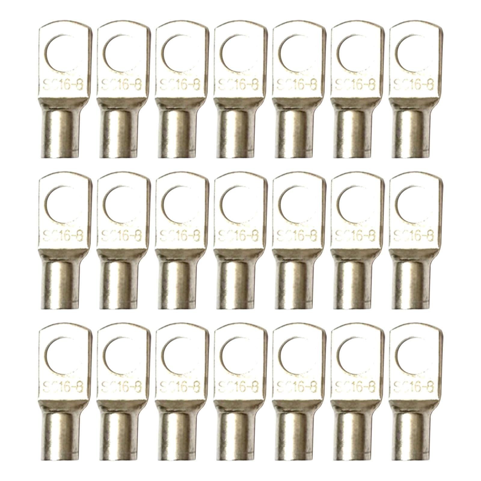 21 Pieces SC Tinned Copper Lugs Copper Eyelets Terminal Connectors Wire ...
