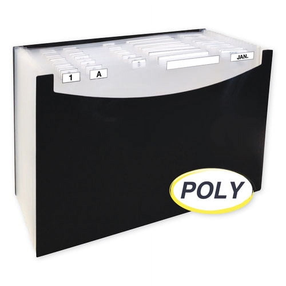 21-Pocket Stand-Up Design Expanding File, 12" Expansion, 21 Sections, 1 ...