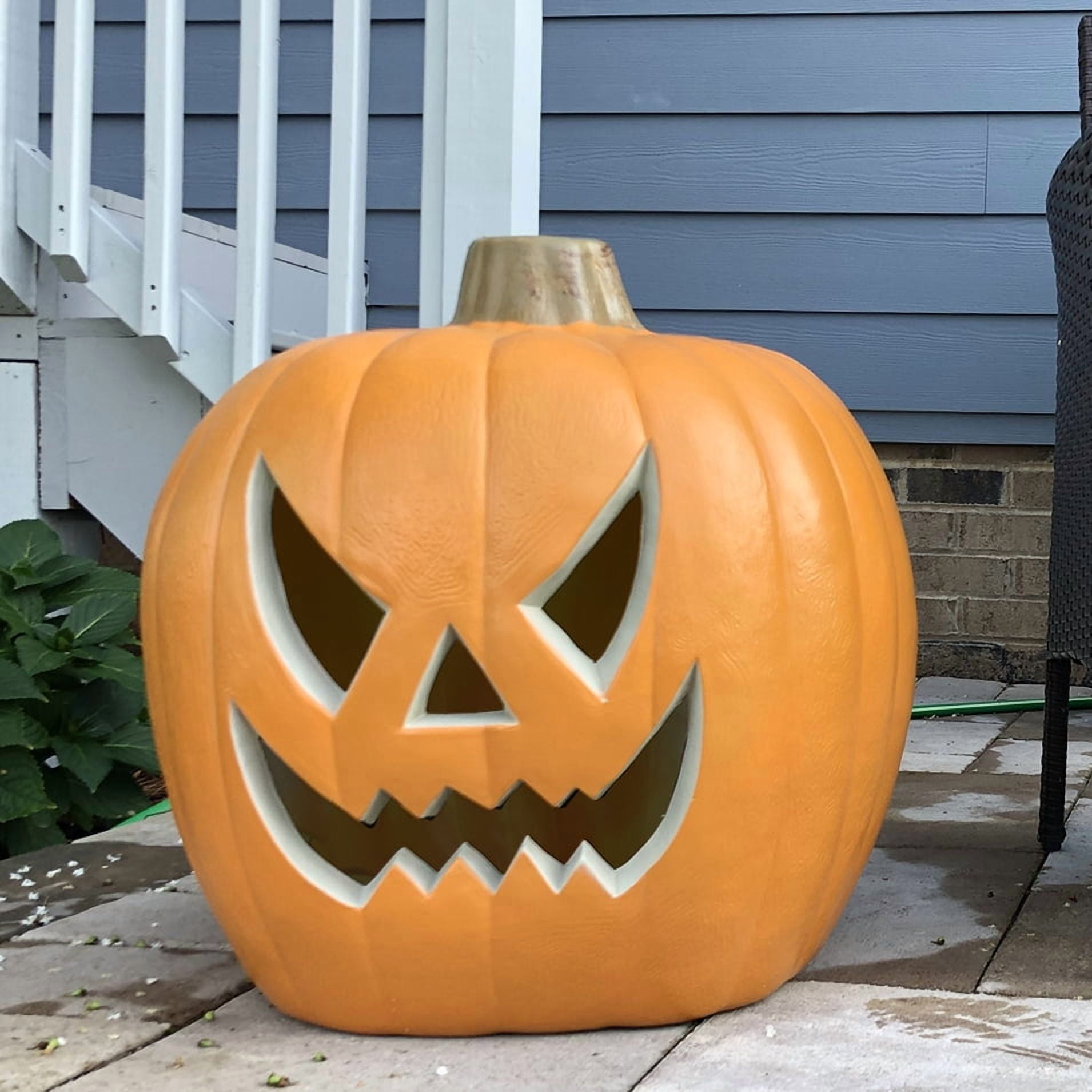 21" Pre-Lit LED Jack O Lantern Halloween Pumpkin Lights - Indoor ...