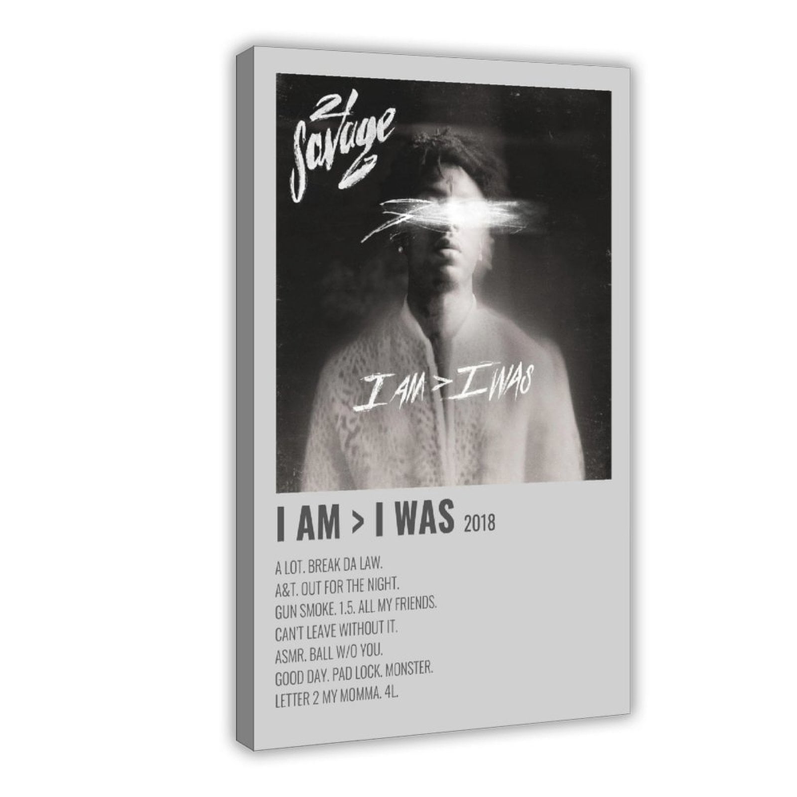 21 Savage I Am I Was Posters Art Print Bedroom Decor for Wall Art Print ...
