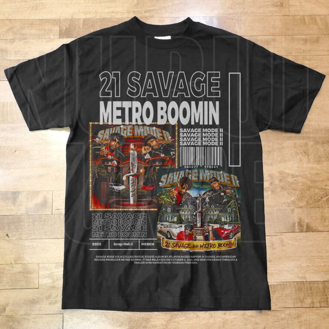 21 Savage Shirt Savage move II Shirt, Aesthetic Pop Album Tee Vintage ...