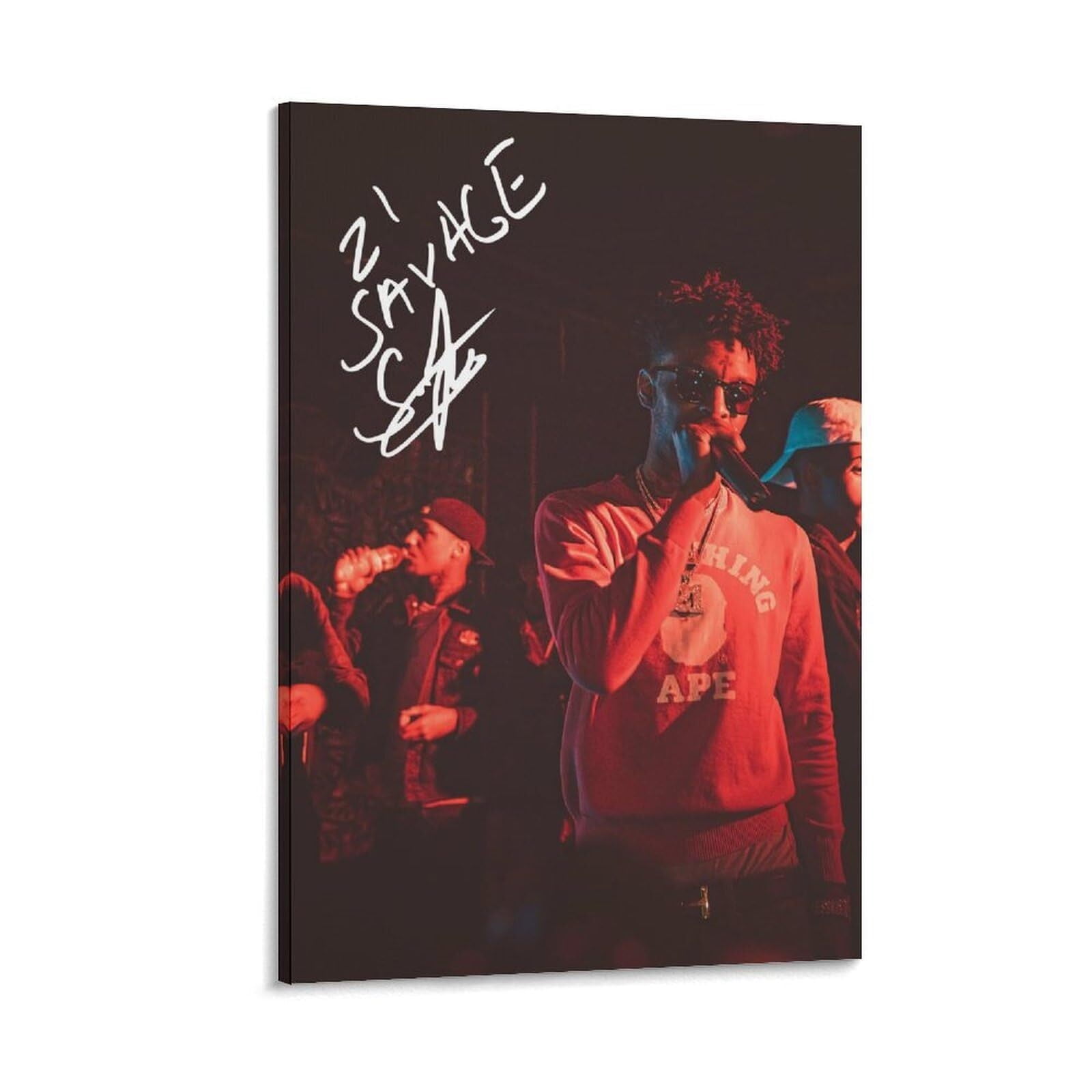 21 Savage Signed Music Posters Poster Prints Canvas Wall Art for Trendy ...