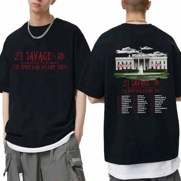 21 Savage - The American Dream Tour 2024 Shirt, 21 Savage Fan Shirt, 21 ...