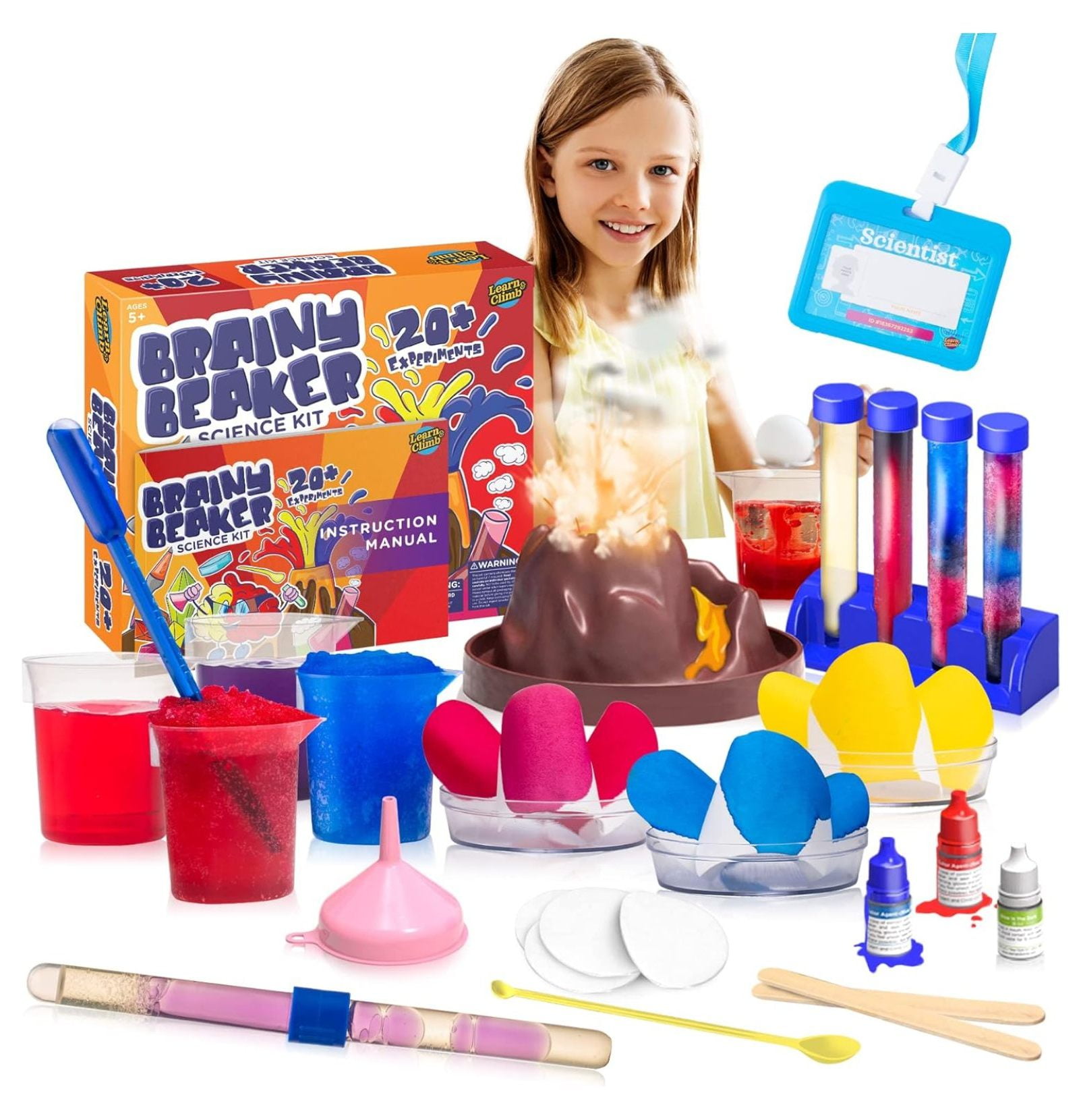21 Science Experiments for Kids - Science Kit Gift Set - Ages 6-8 ...