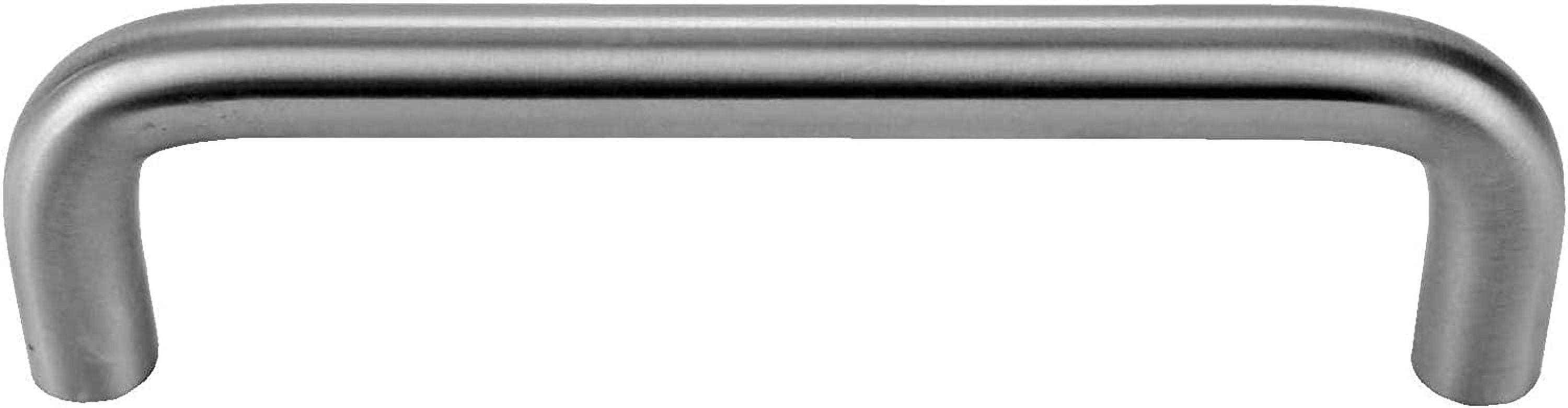 21 Solid Bar Stock Door Pull with Through Holes, Round, Anodized ...