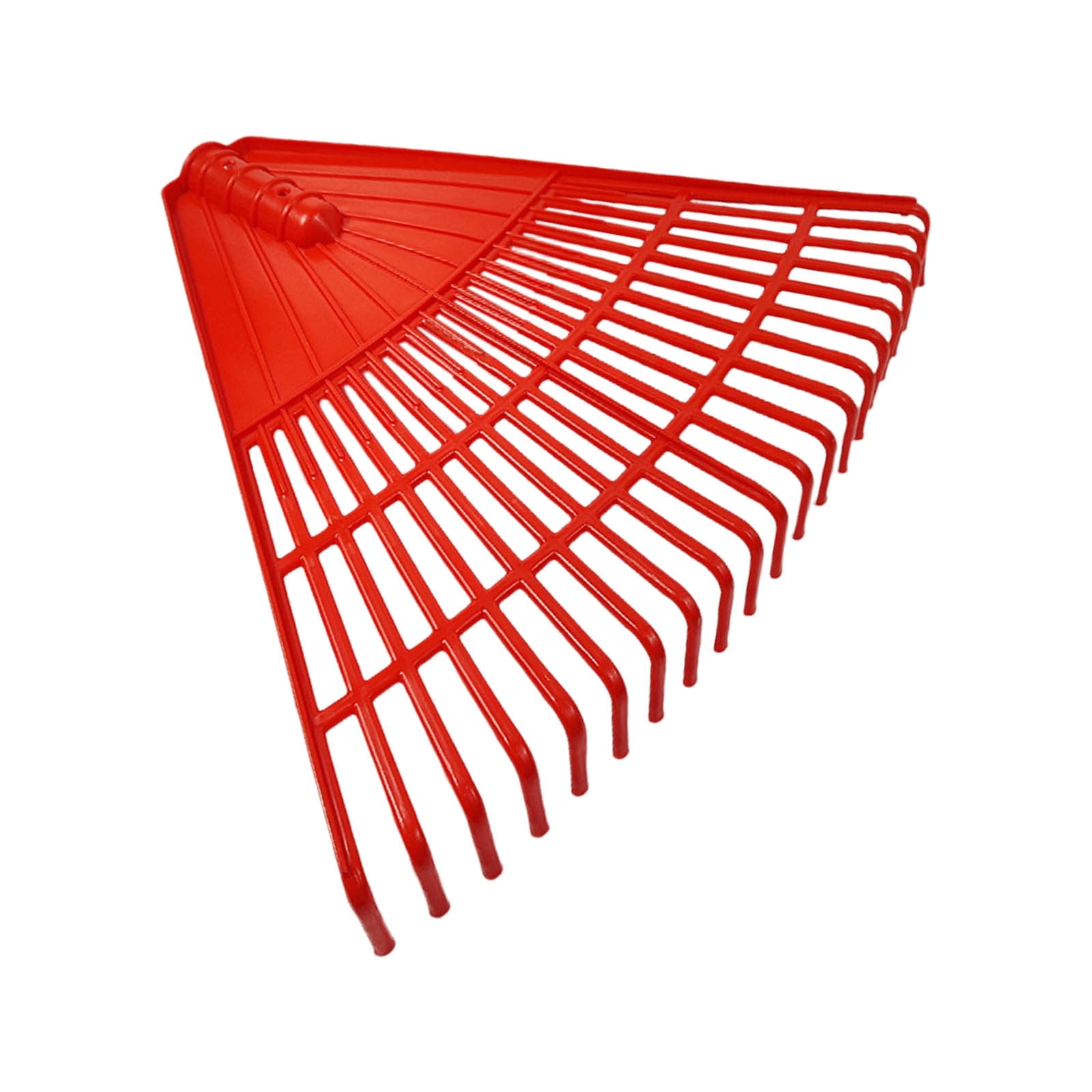 21-Tine Heavy-Duty Plastic Garden Rake for Leaf Collection,Lawn Debris ...