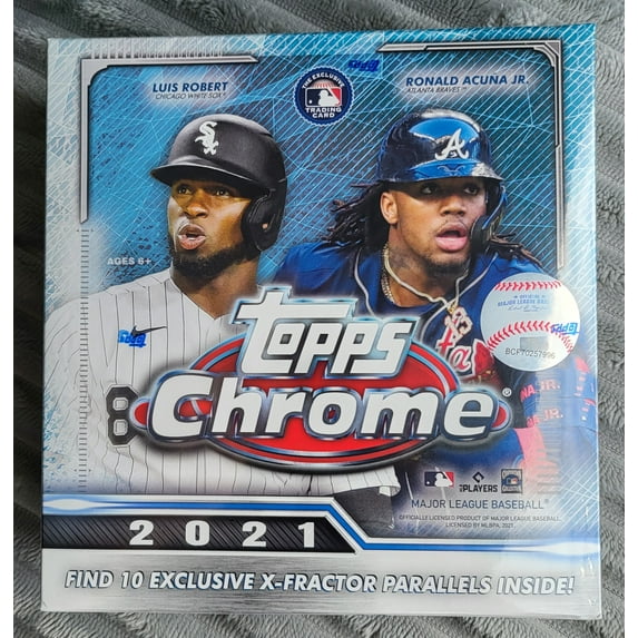 2021 Topps Chrome MLB Baseball Trading Cards Mega Box - Walmart.com