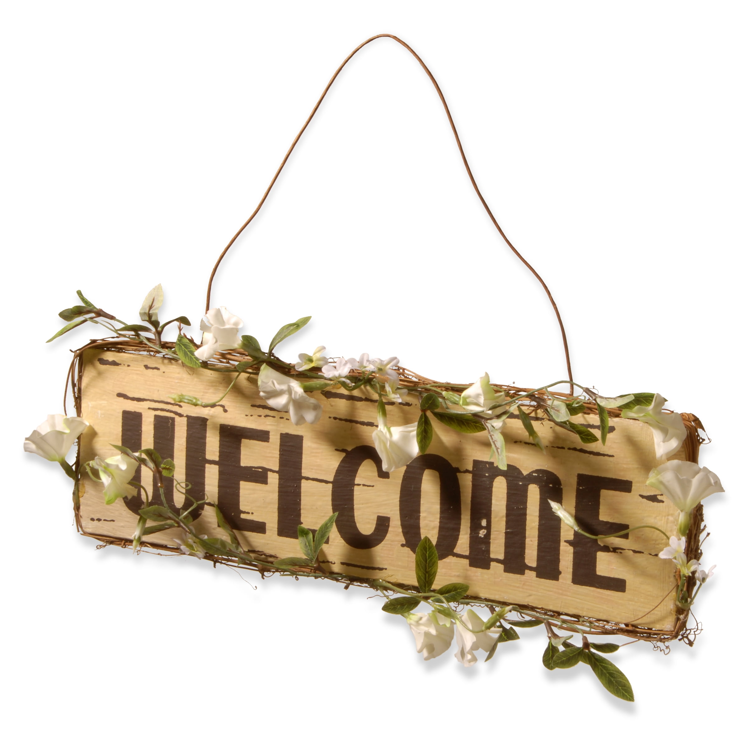 21" "Welcome" Door Sign - Walmart.com