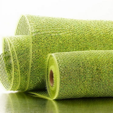 Metallic Laser Eyelash 21" Deco Mesh, 21" X 10 Yards, Pink, Roll 1 by ...