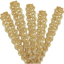 9.3Yds 1.4inch Purple Beaded Paillette Sewing Lace Trim Gold Fringe ...