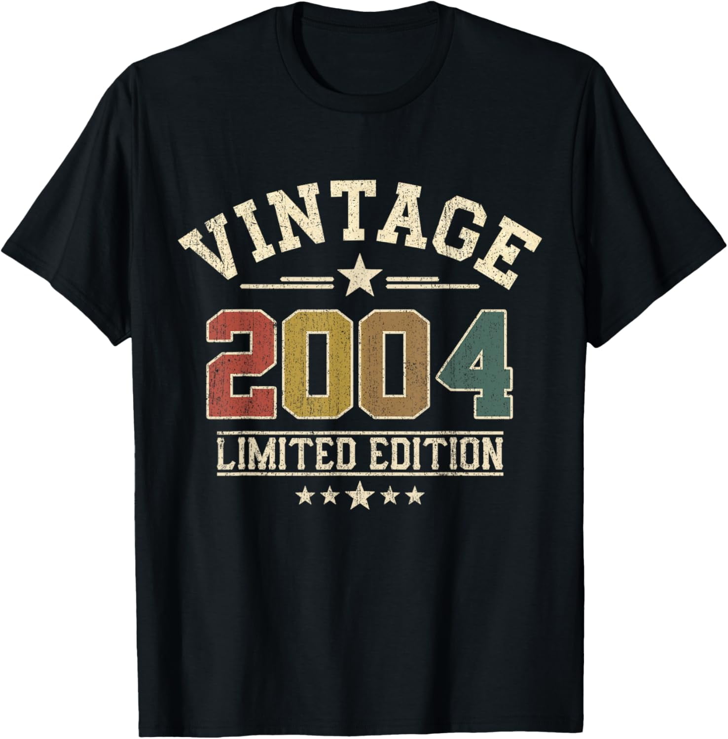 21 Year Old Gifts Vintage 2004 Limited Edition 21th Birthday T-Shirt ...