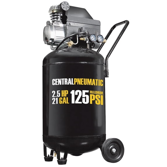 21 gal. 2.5 HP 125 PSI Cast Iron Vertical Air Compressor - Walmart.com