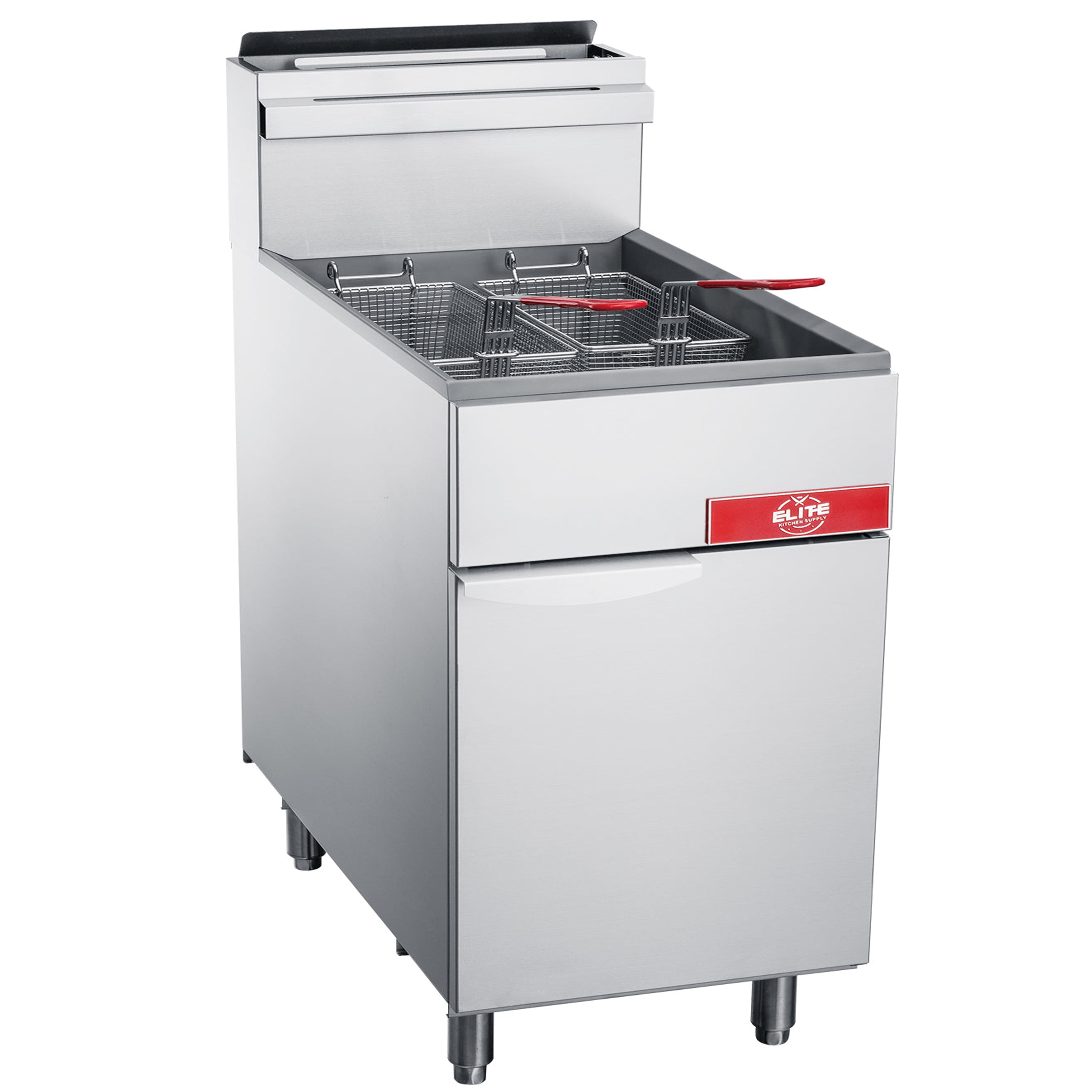 70lbs Capacity 5-Burners Commercial Fryer, 150,000 BTU Dual Tank ...