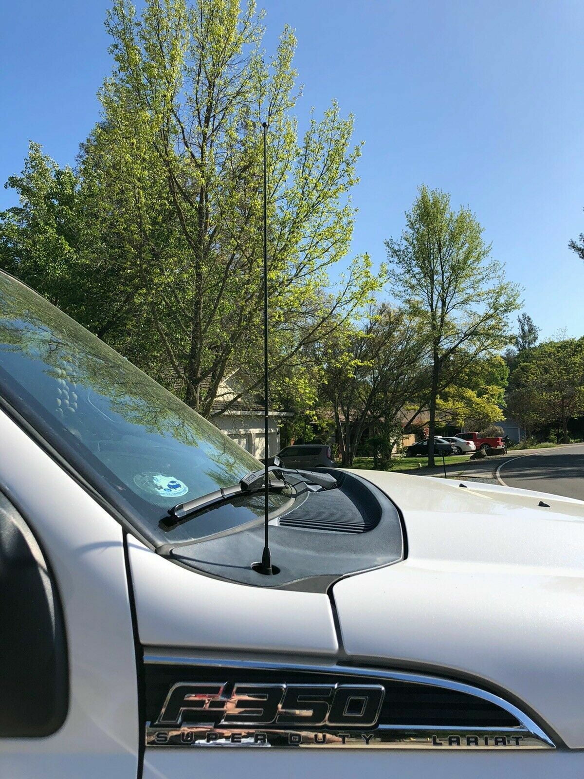 21" inch Black Stainless Antenna Mast AM/FM for FORD F-250 - F750 1997 ...