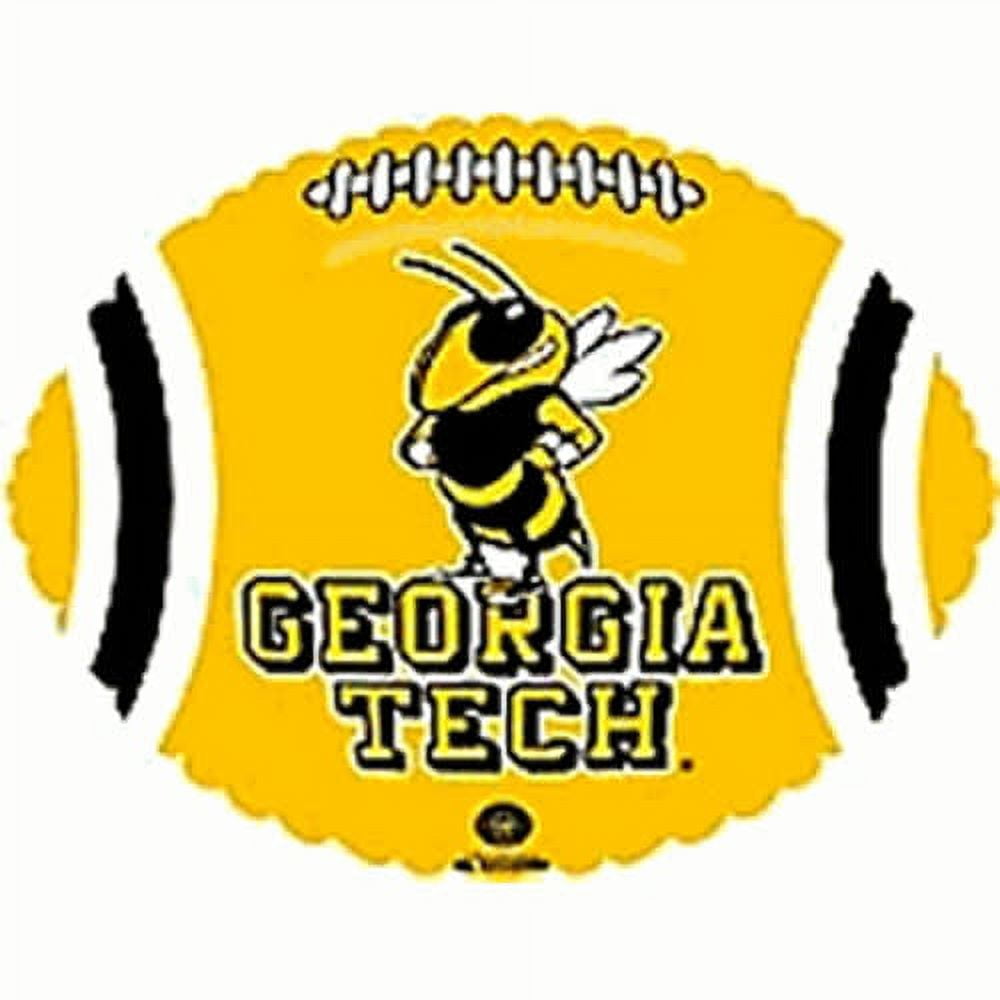21 inch Georgia Tech Yellow Jackets Football Foil Mylar Balloon - Party ...