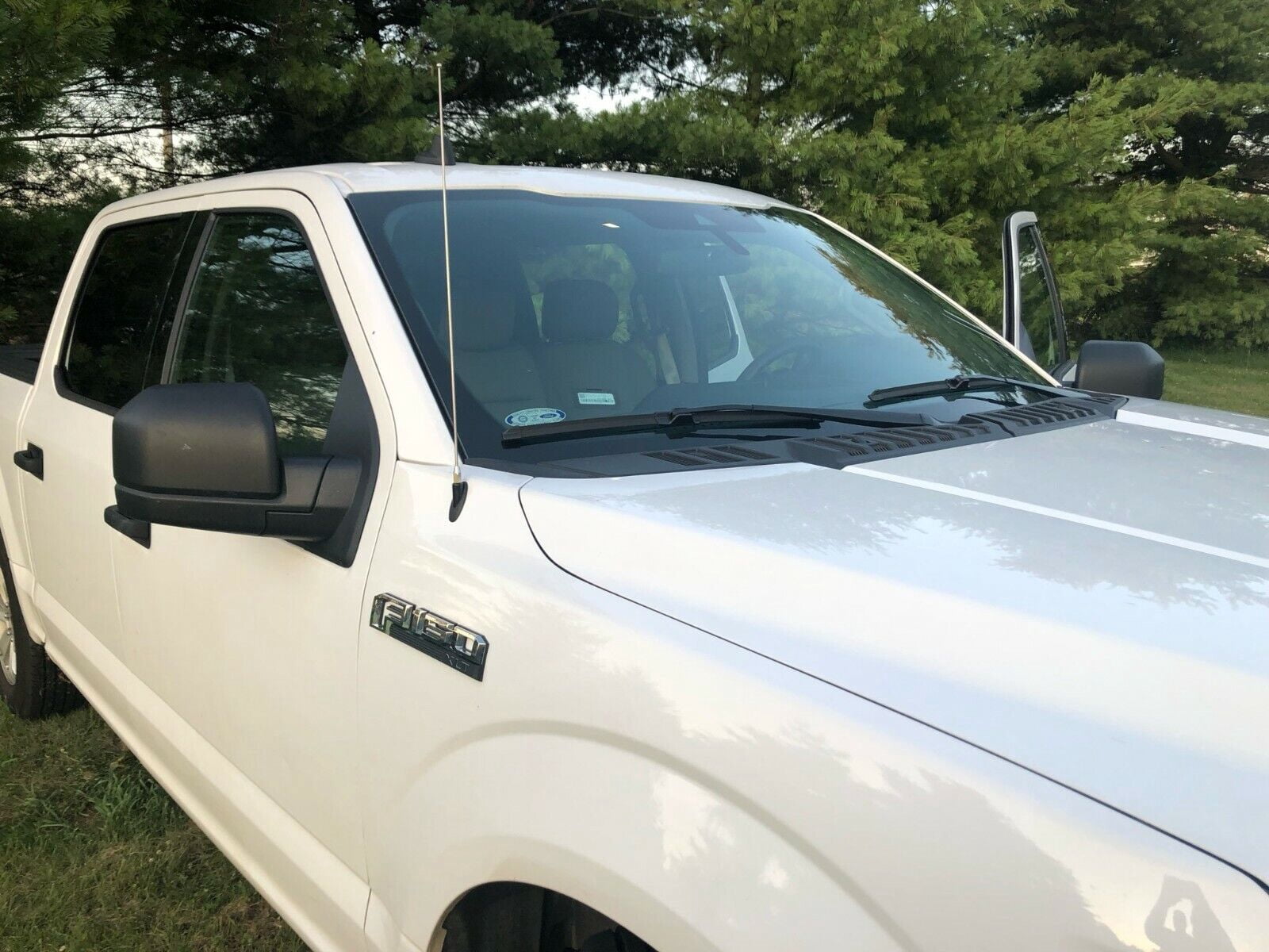 21" inch Stainless Steel Antenna Mast Power Radio AM/FM for FORD F-150 ...