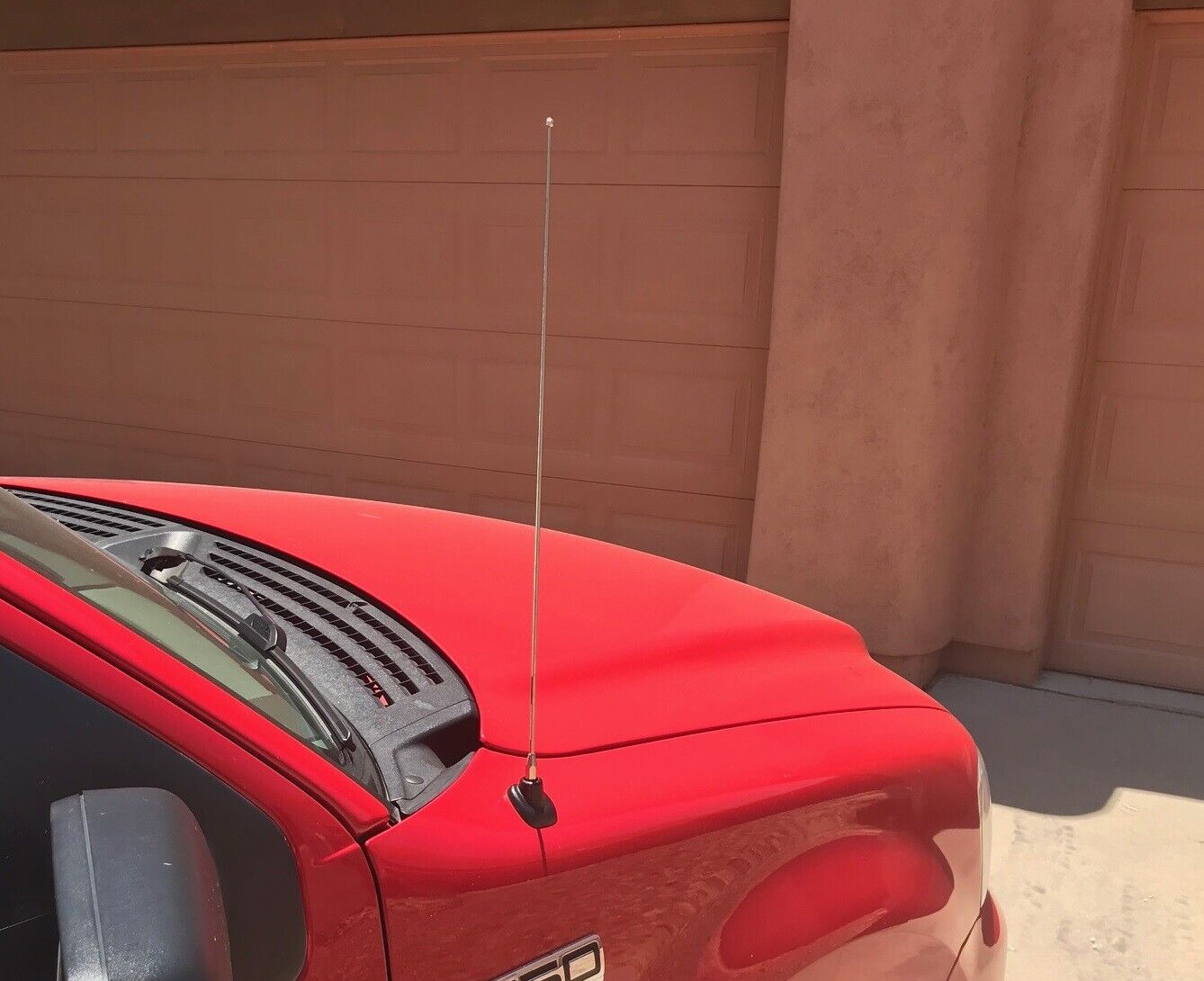 21" inch Stainless Steel Antenna Mast Power Radio AM/FM for FORD F-250 ...