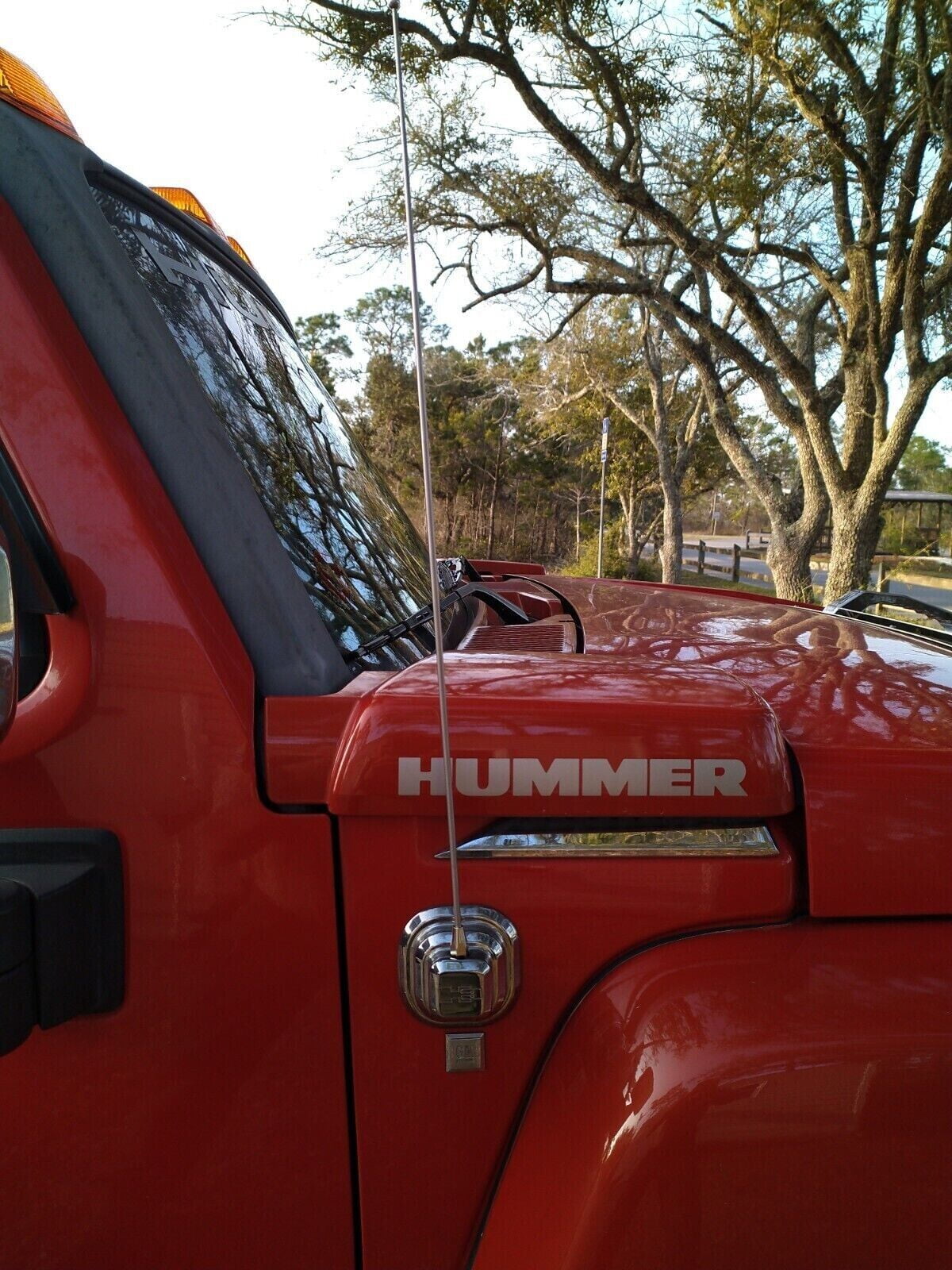 21" inch Stainless Steel Antenna Mast Power Radio AM/FM for HUMMER H3 ...